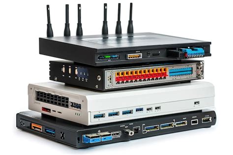 IT Infrastructure Hardware Isolated In Transparent Background Premium AI Generated Image