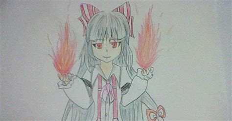 東方 初描き妹紅 八房のイラスト Pixiv