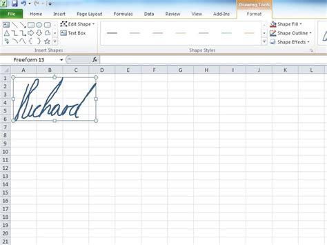 Enable E Signatures In Excel Signature Fonts E Signature Cool