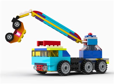 Lego Moc 10696 Mobile Crane By Lenarex Rebrickable Build With Lego