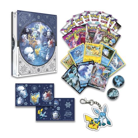 Pokémon TCG Holiday Calendar Glaceon Alolan Vulpix Pokémon Center