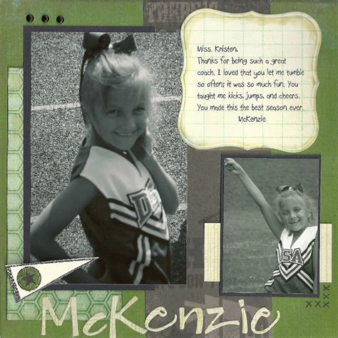Layout Mckenzie School Scrapbook School Scrapbook Layouts Scrapbooking Layouts