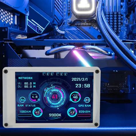 Pc Sensor Panel Display Computer Temp Monitor 3 5inch Ips Dual Usb Interface For Gaming Lazada