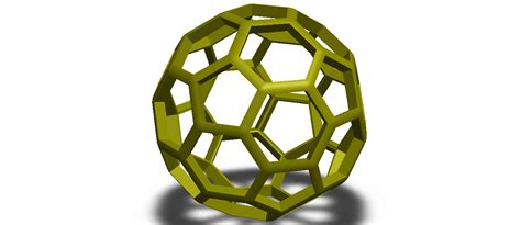 Stl File Wireframe Shape Truncated Icosahedron・3d Print Design To