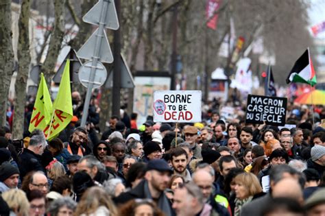 Grève du 15 mars 450 000 manifestants à Paris selon la CGT 37 000