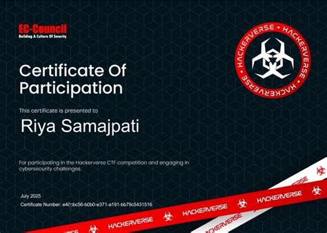 Cybersecurity Ctf Hackerverse Ethicalhacking Capturetheflag Eccouncil Learningbydoing