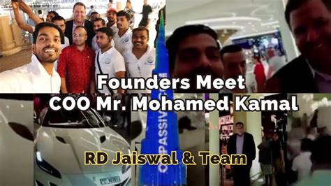 ONPASSIVE Founders Meet COO Mr Mohamed Kamal Laser Show Burj