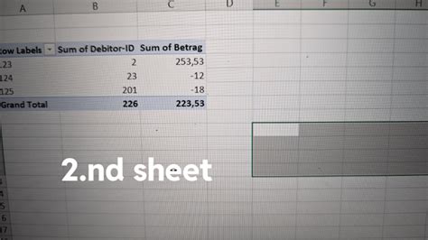 Creating A 3rd Sheet With Allowed Ids And Their Associated Information From A Pivot Table R Excel