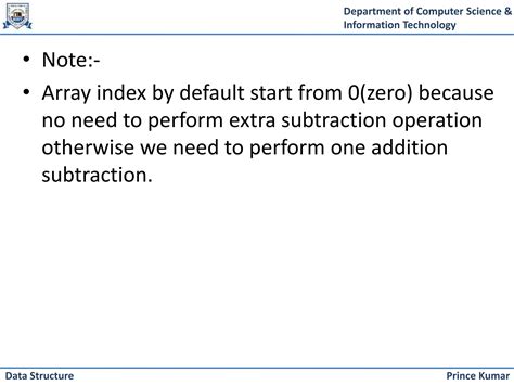 data structure array and sparse matrix pptx