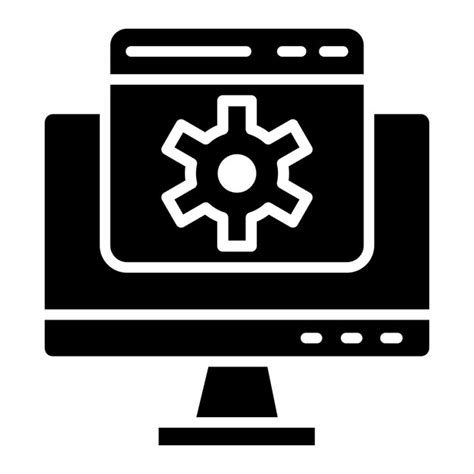 Premium Vector Web Setting Vector Icon Design Illustration