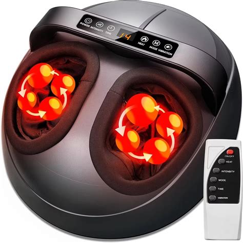 Hot Rolling Shiatsu Foot Massager With Heating Therapy For Muscle