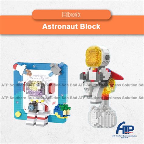 Astronaut Building Blocks Diy Figure Bricks Mini Puzzle Blocks Toys