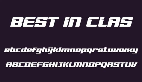 Best In Class Free Font