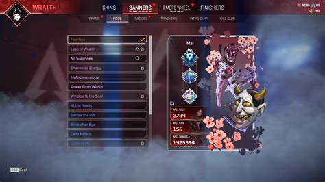 Sold Apex Legends Wraith Main With Kunai Epicnpc