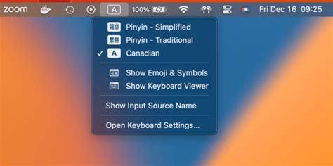Input Source Icon In Menu Bar Rmacos