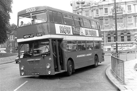 The Transport Library Maidstone And District Daimler Fleetline 5035 KUC947P At Chatham In