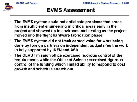 PPT Lessons Learned And Earned Value Management System Assessment PowerPoint Presentation ID