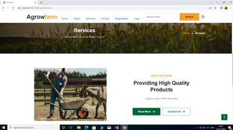 Online Organic Farm Management System Project In C Net With Source