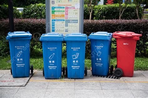 Garbage Classification Photography Map Background Garbage Classification Environmental