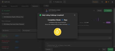Vinay Gottipamula On Linkedin 50daysofcodechallenge Dsa Striver