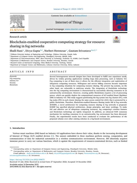 2023 Rani Pdf Computer Network Computer Security