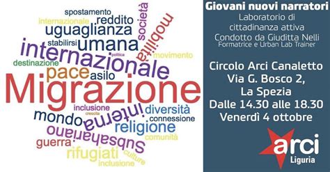 Giovani Nuovi Narratori Laboratorio Di Cittadinanza Attiva Arci