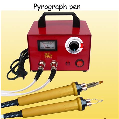 Electrocautery Pen Pyrograph Machine Wooden Plate Vicedeal