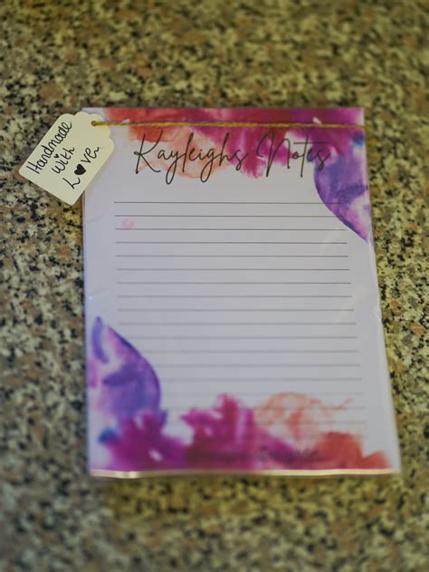 A5 Personalised Notepad Etsy