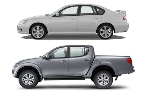 Mitsubishi Triton ის და Subaru Legacy ის ნაერთი უცნაური Suv ია