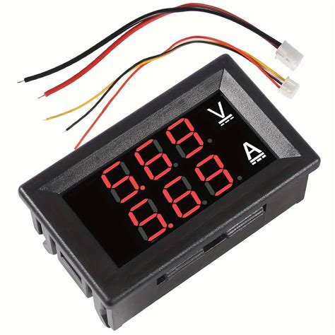 Voltmeter Ammeter Red Blue Multimeter Display Color Redandblue