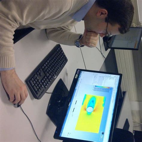 A Researcher Using Ansys Flow Simulation Software In The University Download Scientific Diagram