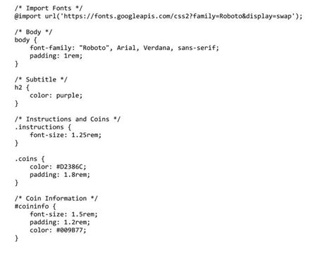 Css Code For Project Euler 031 Coin Sums