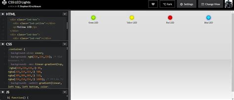 Javascript Is There A Way To Code A Button Or An Icon That Lights Up