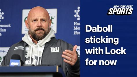 Brian Daboll Sticking With Drew Lock At Qb Despite Tommy Devito Being
