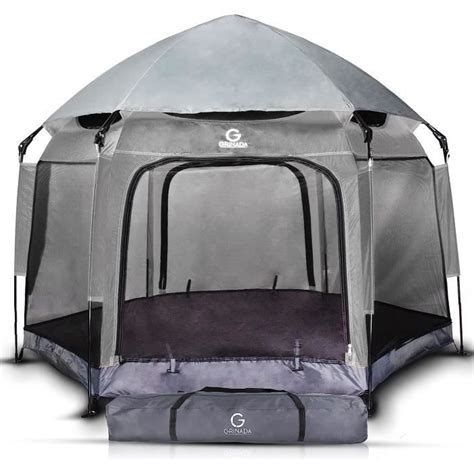 Grinada Tente De Plage Anti Uv Bebe Pour Enfants Avec Protection