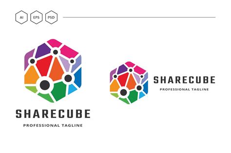 Share Cube Logo Template Logo Templates Templates Home Logo
