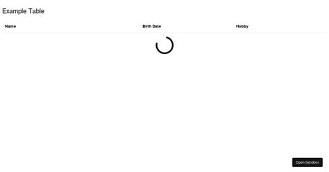 React Material Table Demo Forked Codesandbox