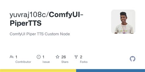 Issues · Yuvraj108ccomfyui Pipertts · Github