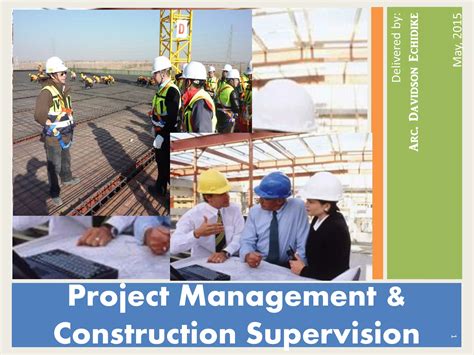 Project Construction Supervisor And Supervision Pdf