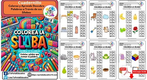 Colorea Y Aprende Descubre Palabras A Través De Sus Sílabas 2025