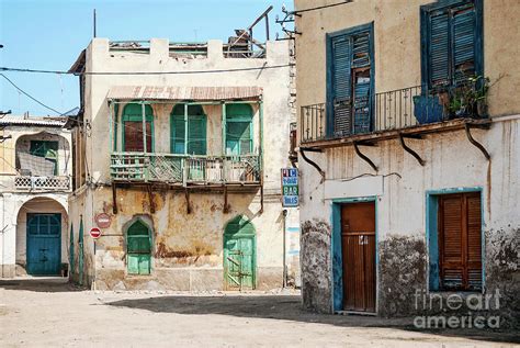 Local Architecture Street In Central Massawa Old Town Eritrea Photograph By Jm Travel