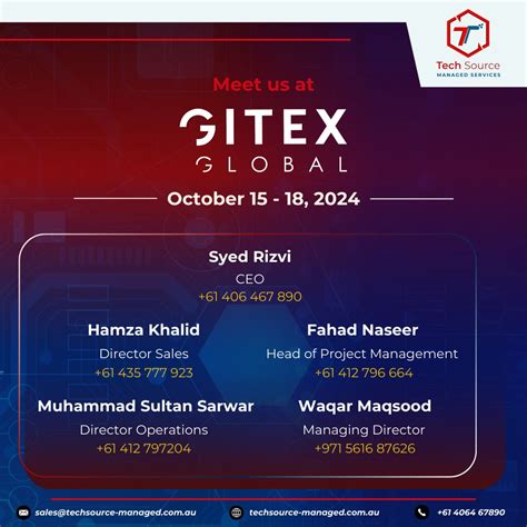 Tech Source Managed Services On Linkedin Gitex2024 Tsms