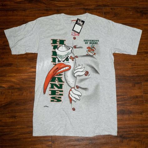 Vintage Miami Hurricanes T Shirt Bluefink
