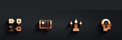 Set Front End Development Target Human Head Vector Image