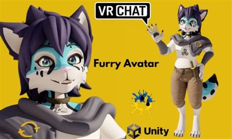 Vrchat Vrchat Avatar Vtuber Avatar 3d Model Furry Avatar By Martins