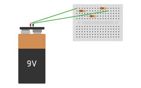 Circuit Design Resistor Circuit Tinkercad