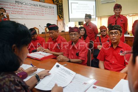 Pendaftaran Caleg Dprd Bali Antara Foto