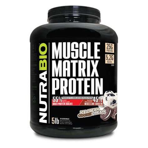 Nutrabio Muscle Matrix Protein 肌肉矩陣複合蛋白 5磅 澳門健美營養店