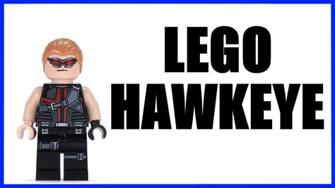 LEGO Hawkeye Marvel Лего Соколиный глаз Марвел - YouTube