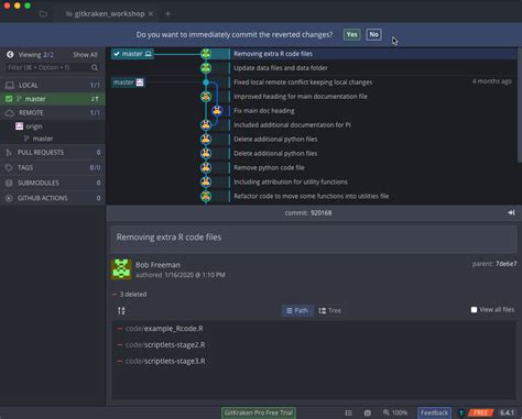 Working With Commits Versioning Data Scripts